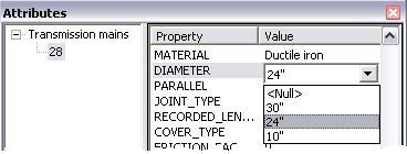 ArcGIS Desktop Help 9.2 - Editing with default values and attribute domains