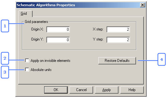 ArcGIS Desktop Help 9.2 - Grid layout properties page
