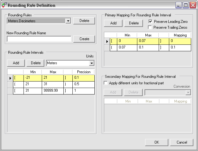 ArcGIS Desktop Help 9.2 - Configuring rounding rules for unit conversion