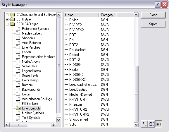 ArcGIS Desktop Help 9.3 - Symbolizing CAD features