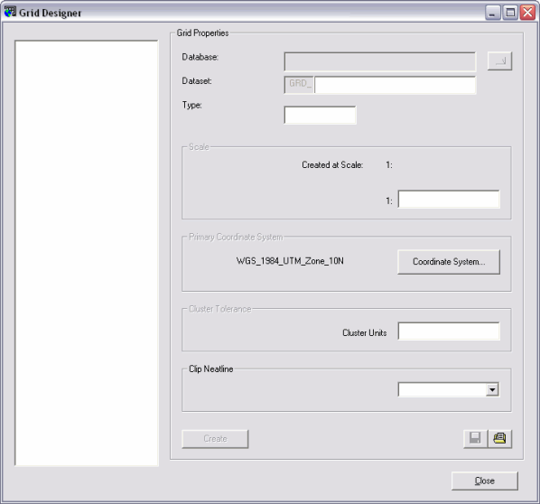 ArcGIS Desktop Help 9.3 - Creating the grid component