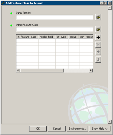 ArcGIS Desktop Help 9.3 - Building a terrain dataset with geoprocessing ...
