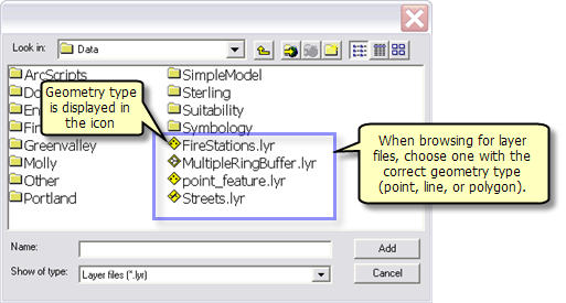 ArcGIS Desktop Help 9.3 - Setting symbology for output data
