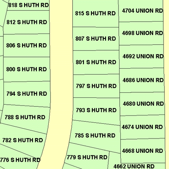 ArcGIS Desktop Help 9.3 - Commonly used address locator styles