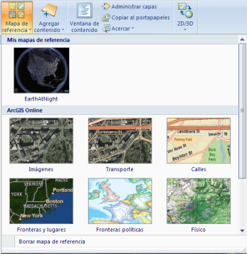 ArcGIS Explorer - Crear un mapa base