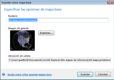 ArcGIS Explorer - Crear un mapa base