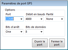 Recevoir un signal d’un périphérique GPS